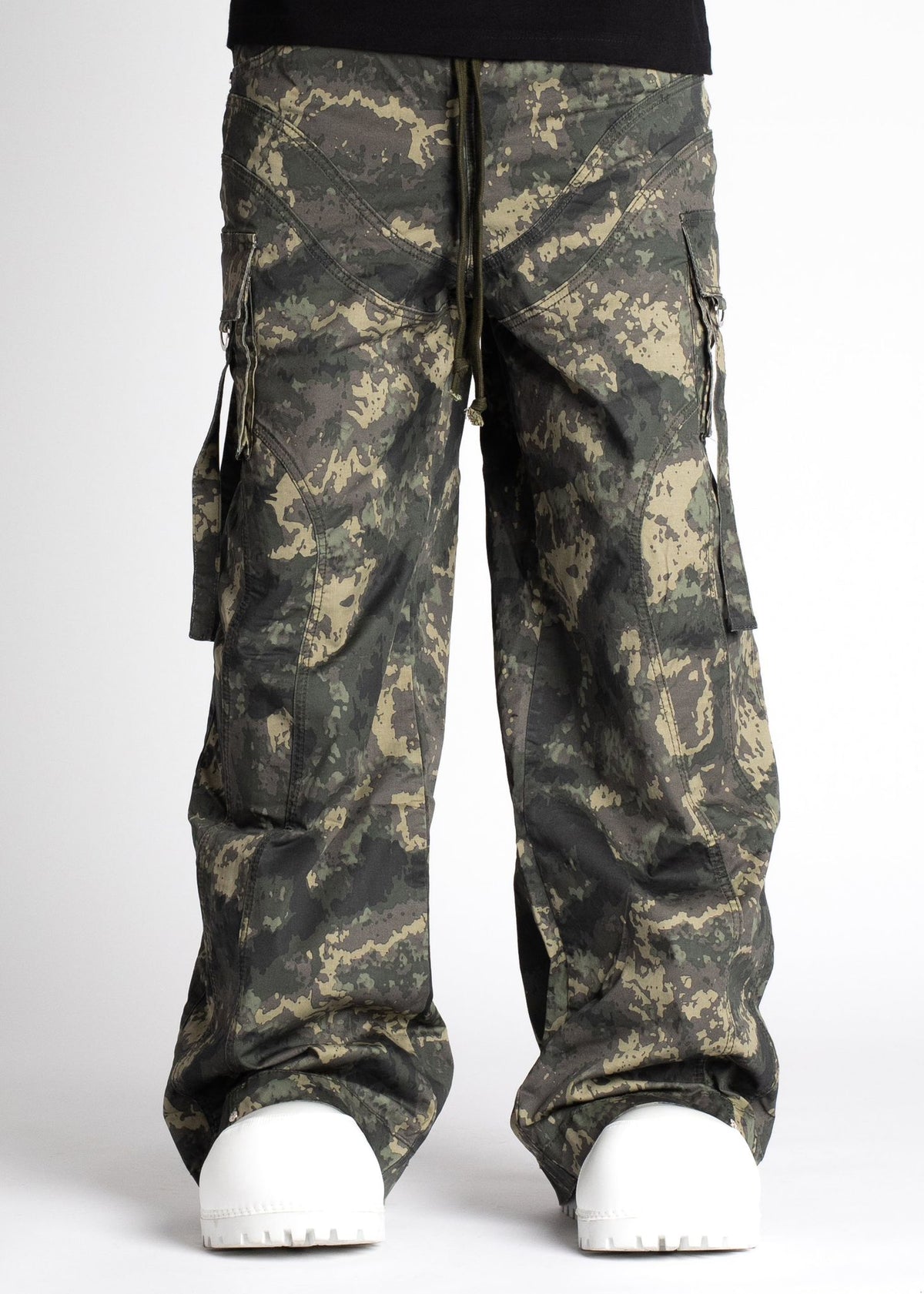 Guapi Extra Baggy Cargo Pants Stacked Jeans