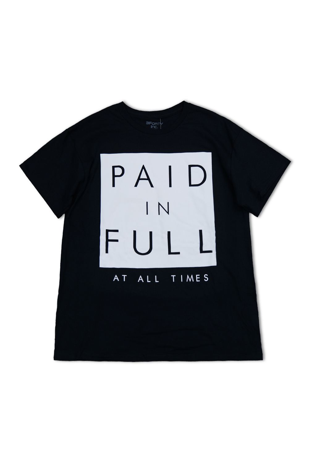 Paid In Full Graphic T - Shirt - Black