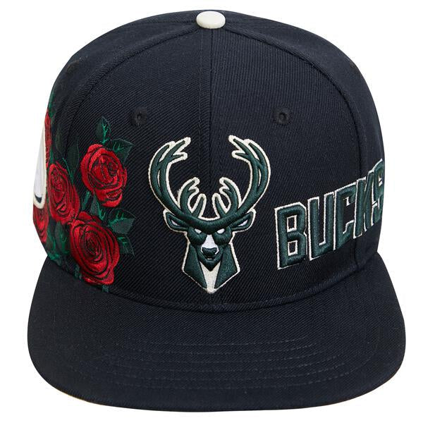 Pro Standard Milwaukee Bucks Roses Snapback Hat – Kings & Queens